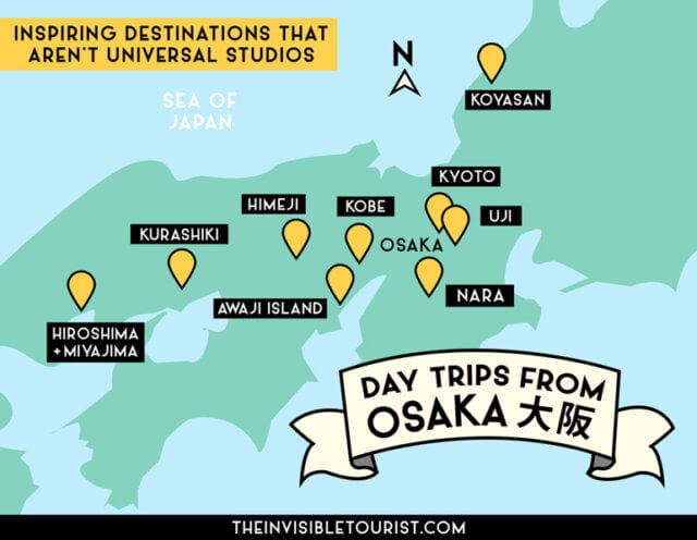 11 Best Day Trips from Osaka (or Kyoto) to Enrich Your Visit