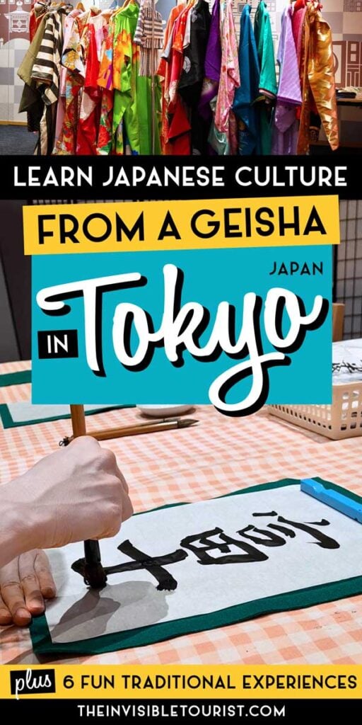 Learn Japanese Culture from a Geisha in Tokyo Experience