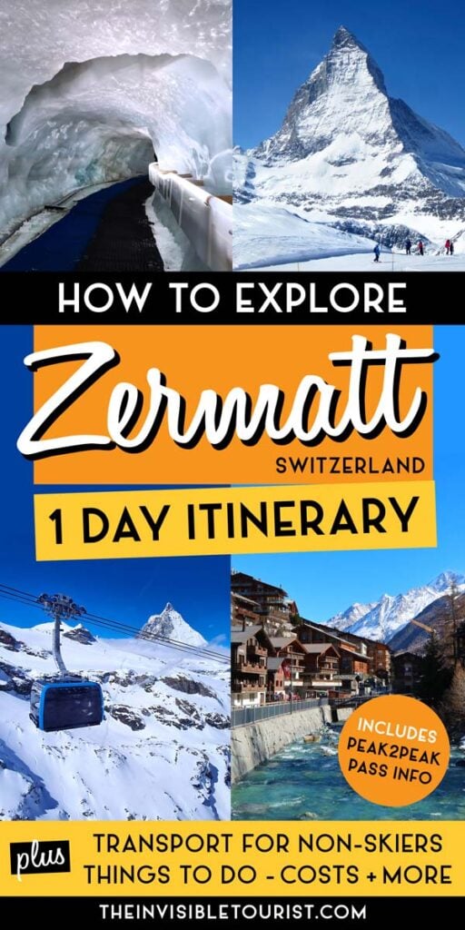 Incredible Zermatt Day Trip: One Day Itinerary for Non-Skiers