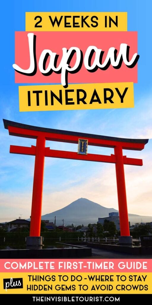 2 Week Japan Itinerary 2026: First Timer Guide to "Blend In"